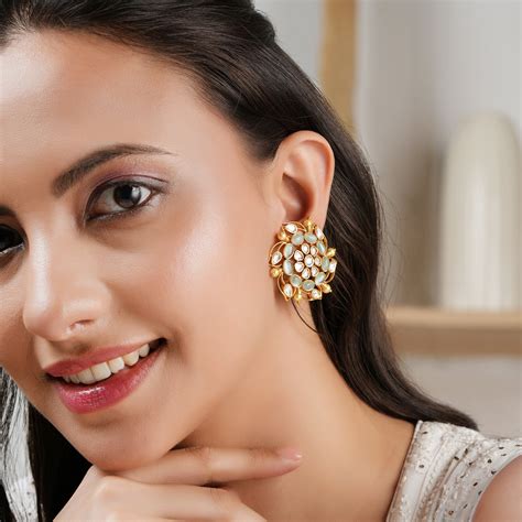 Buy Gold Plated Earring Online Artificial Earrings For Women Page 6