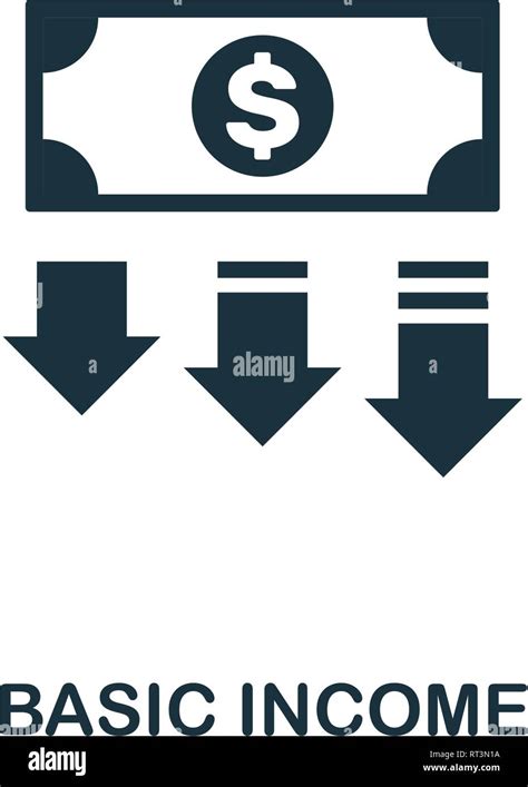 Basic Income Icon Creative Element Design From Fintech Technology Icons Collection Pixel