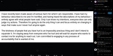 Sophie From Mars Responds To A Letter From Her Former Partners Who Are