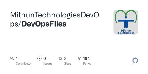 GitHub MithunTechnologiesDevOps DevOpsFIles