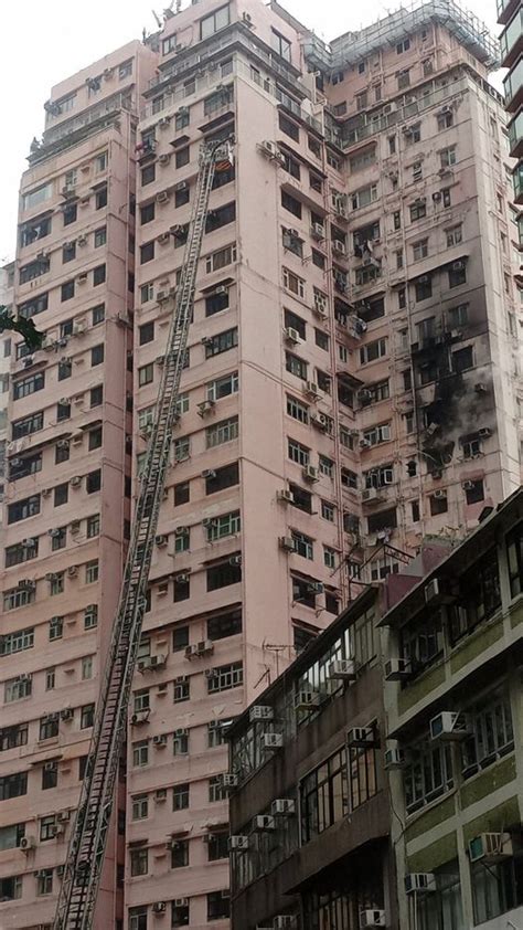 Explosion And Fire Break Out At Kam Kin Mansion In Mid Levels Leaving