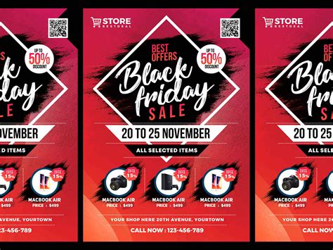 Free Black Friday Sale Flyer Template PSD