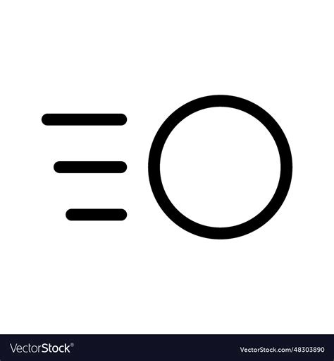 Motion Icon Royalty Free Vector Image Vectorstock