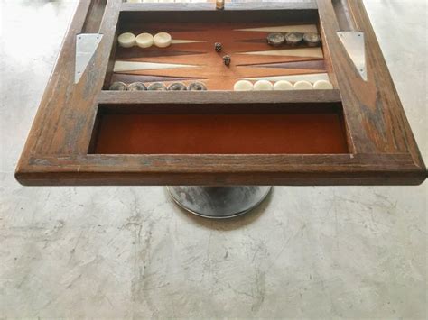 Vintage Backgammon Table At 1stdibs Backgammon Table Vintage