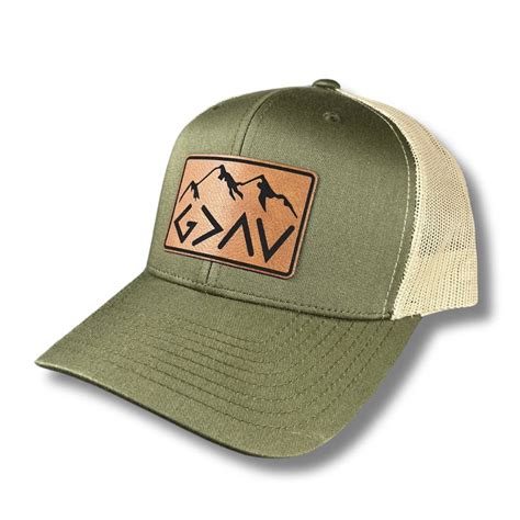 God Is Greater Than The Highs And Lows Patch Hats Basekreations
