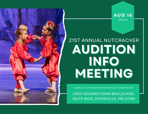Nutcracker Audition Information Meeting