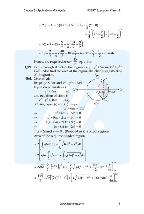 Ncert Exemplar For Class 12 Maths Chapter 8 Mathongo