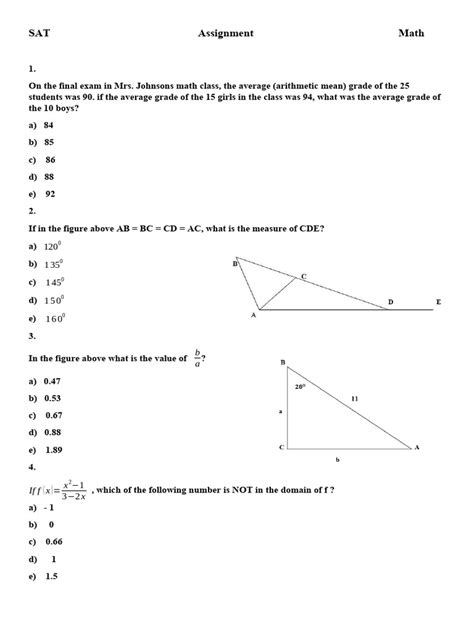 Modle Paper 02 Part 02 Pdf Area Euclidean Plane Geometry