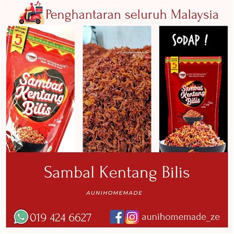 💥hot Item 💥 Sambal Kentang Bilis Sambal Garing Sedap By Aunihomemade