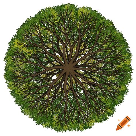 Vector Graphic Of Tree Viewed From Above On Craiyon Vector Graphic Of Tree Viewed From Above On Craiyon