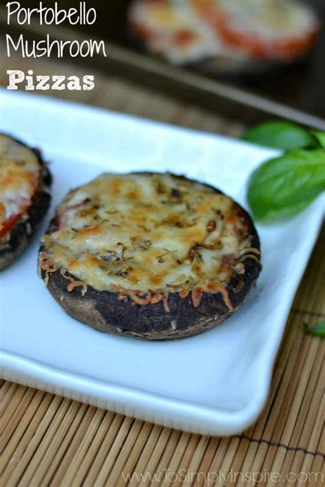 Portobello Mushroom Pizzas
