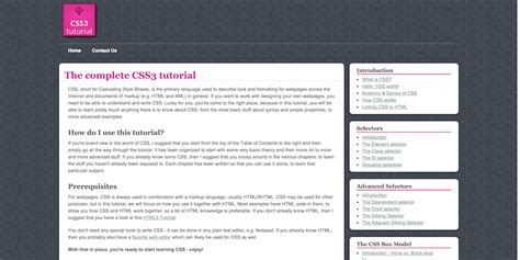 Top 20 Css3 Tutorials To Improve Your Web Development