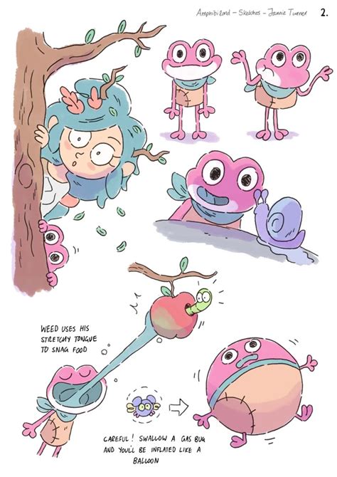 Amphibia — James Turner Concept Art Character Design Art