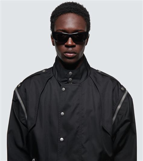 Rectangular Sunglasses In Black Gucci Mytheresa