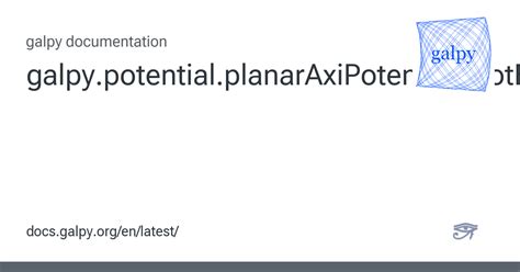 galpy potential planaraxipotential plotescapecurve — galpy v1 11 1 dev0
