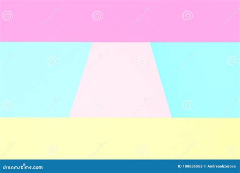 Abstract Pastel Coloured Paper Texture Minimalism Background Minimal Geometric Shapes In Pastel