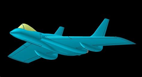 Free Vought F7u 3 Cutlas Rev Aircraft Solid Assembly Model Model Turbosquid 1785047