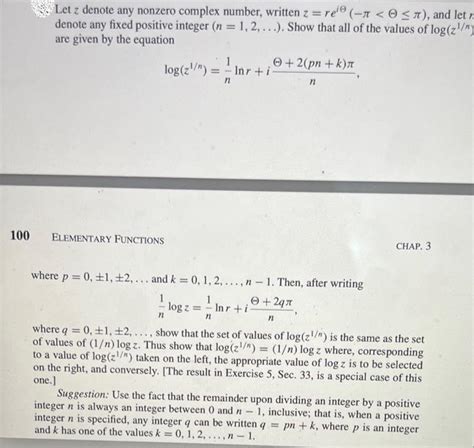 [solved] let z denote any nonzero complex number solutioninn