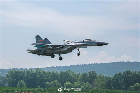 实战味重了！歼 11b搭载电战吊舱 “电子豹”罕见亮相