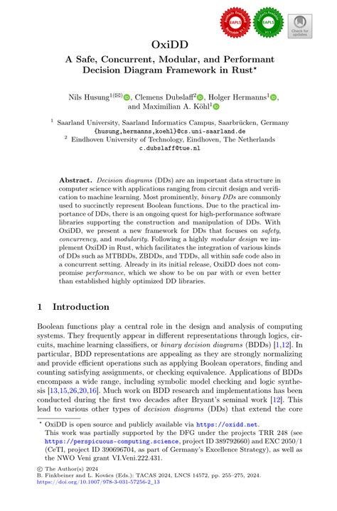pdf oxidd a safe concurrent modular and performant decision