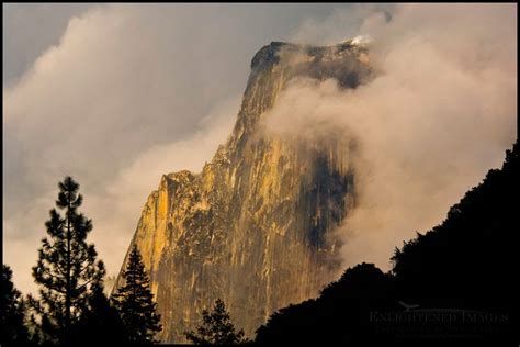 Half Dome Emerging From Clouds Yosemite Valley Gary Crabbe