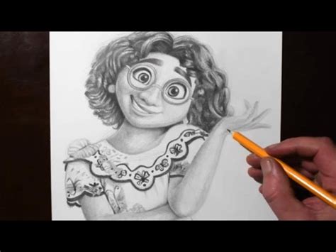 How To Draw Mirabel From Encanto Step By Step Sketch Art Pencil