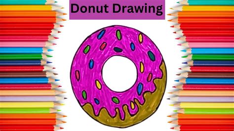 How To Make Cute Donut Happy Drawings Easy Drawings Ideas