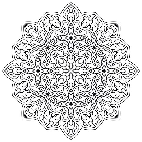Zen And Anti Stress Mandala 8 Mandalas Coloring Pages For Adults