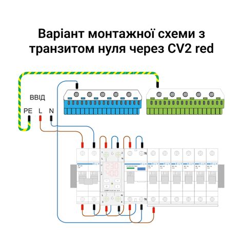 Реле напряжения с контролем тока Zubr Cv2 40 Red Ds Ua