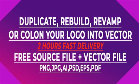 Duplicate Rebuild Revamp Or Recreate Logo Into Vector By Sharafatfc Fiverr