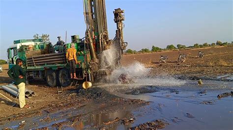 Borewell Water 45 फीट पे पानी 340 फीट पे 50 Hp मोटर का पानी From