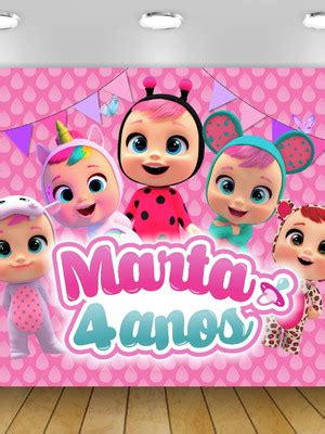 Painel De Festa Festa Cry Babies Compre Produtos Personalizados No Elo7