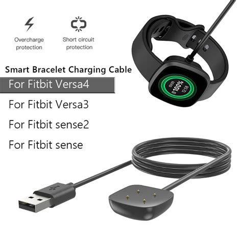 Smart Watch Charger Adapter Magnetic Usb Charging Cable Power Cord Compatible For Fitbit Versa
