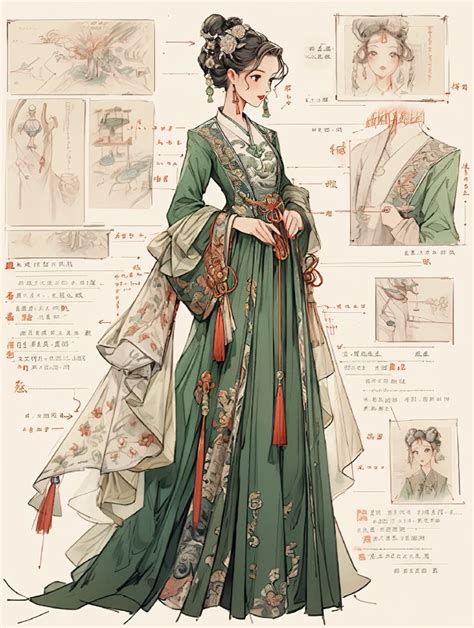 汉元素礼服裙｜国风穿搭 花瓣网