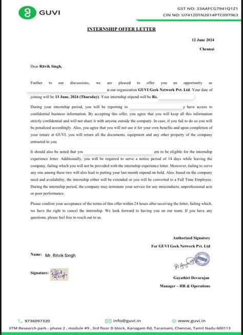 Ritvik Singh On Linkedin Internship Edtech Guvi Hcl