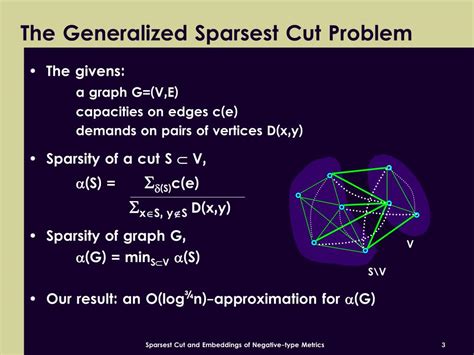 ppt generalized sparsest cut and embeddings of negative type metrics