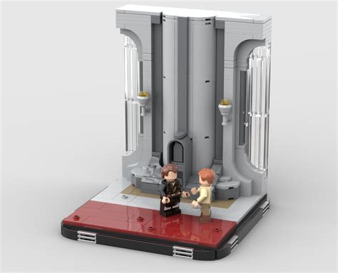 Lego Moc Coruscant Temple Corridors 16x16 Diorama Series By Codyaner