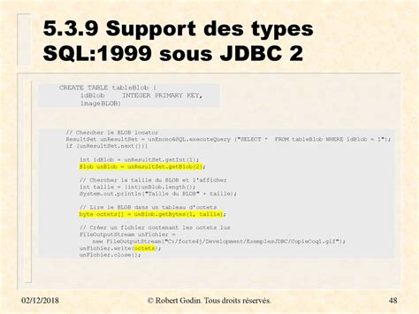 5 Interface entre SQL et un programme ppt télécharger