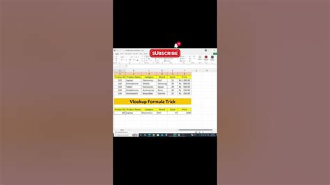 Get Amazing Results Fast With This Vlookup Trick Shorts Youtubeshorts Exceltips Youtube