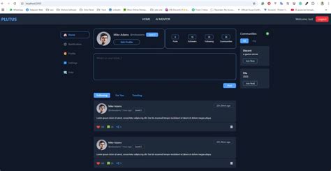 News Feed Ui Using React And Tailwind Css Tanzil Islam