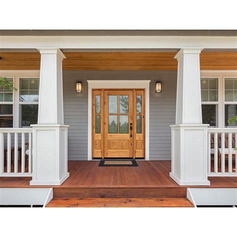 Greatview Doors 62 In X 80 In X 4 916 In Wood 34 Lite Left Hand
