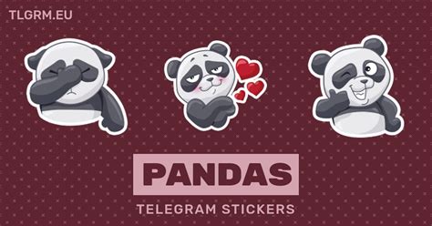 PandaS Stickers Set For Telegram