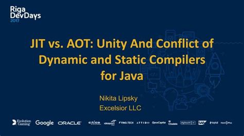 Jit Vs Aot Unity And Conflict Of Dynamic And Static Compilers Ppt