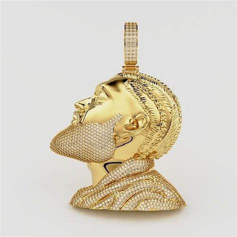 Nipsey Hussle Pendant 3d Model