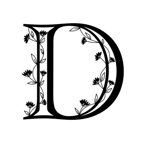 D Letter Drawing Design At Pamela Walsh Blog