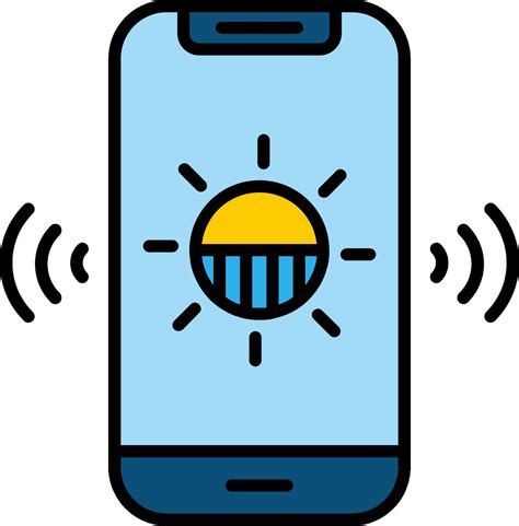 Light Sensor Line Filled Icon 53800295 Vector Art At Vecteezy