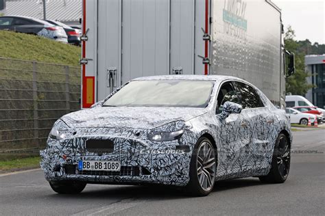 Mercedes Amg Caught Testing All Electric C Class At The ‘ring Carscoops