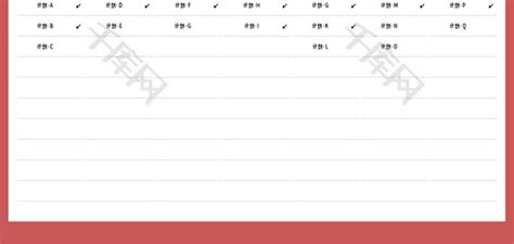 一周学习计划表excel模板 千库网 Excelid：184396