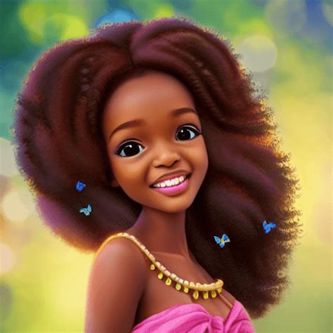 Beautiful 4k Dark Brown Skinned Girl Dressed As A Disney Princess