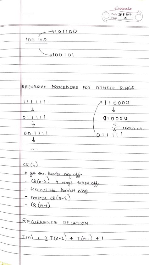 Discrete Maths Recurrence Relations PDF